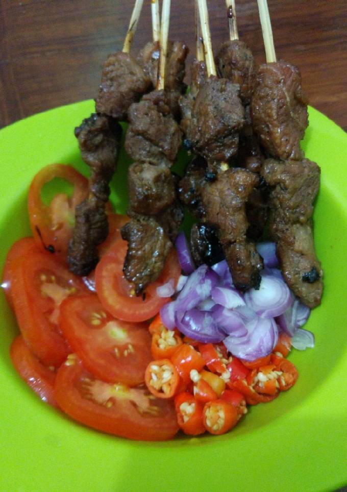Resep Sate Kambing ala Ummu Rasya + Tips Empuk oleh Ummu Rasya Afif ...