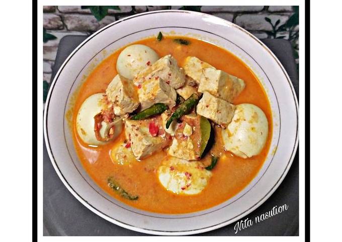 Resep Gulai telur + tahu oleh nita nasution - Cookpad