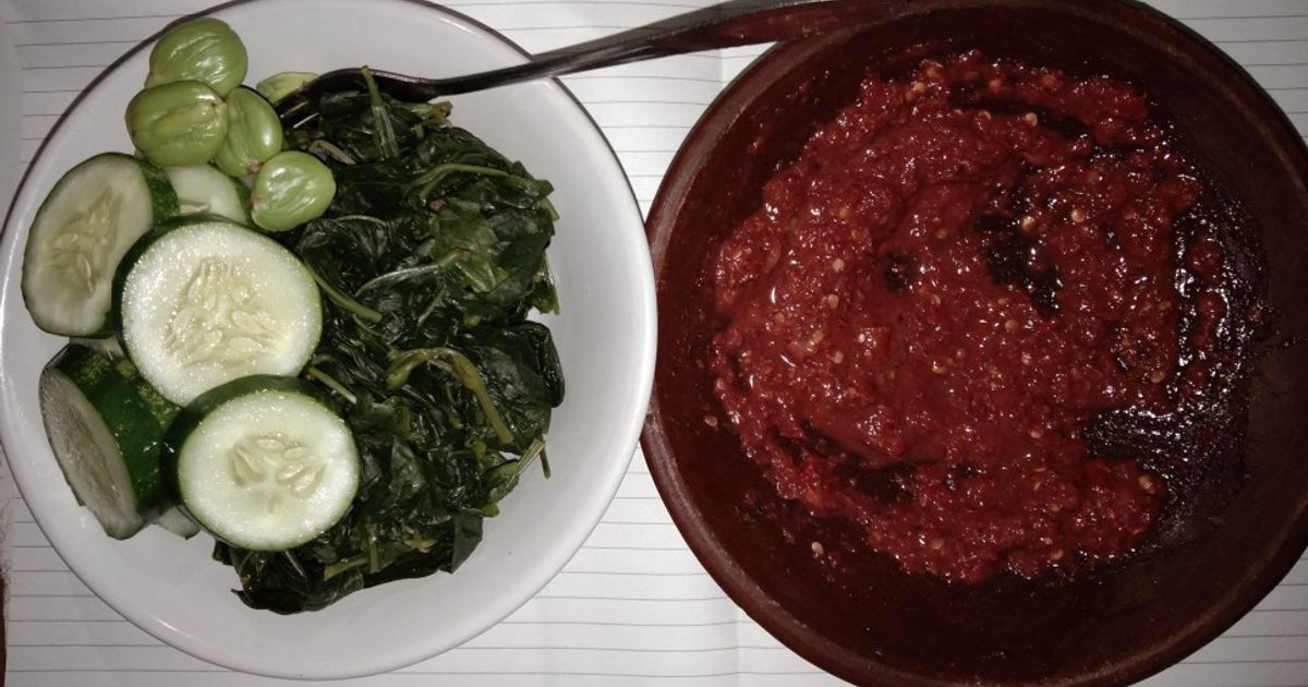 Resep lembayung terasi rumahan enak dan mudah - Cookpad