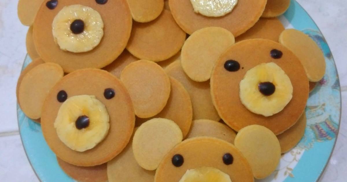 Resep Mini Bear Pancakes oleh Drizma Channel - Cookpad