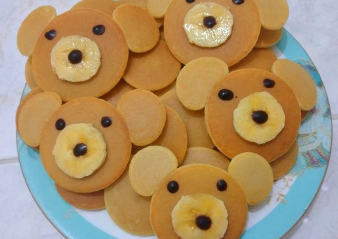 Resep Mini Bear Pancakes oleh Drizma Channel - Cookpad