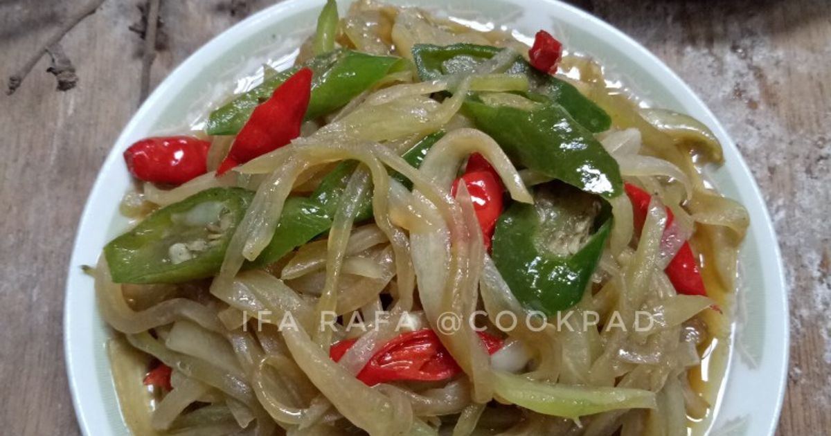 Resep Tumis Kuah Labu Siam Cabe Ijo oleh IfaRaa - Cookpad