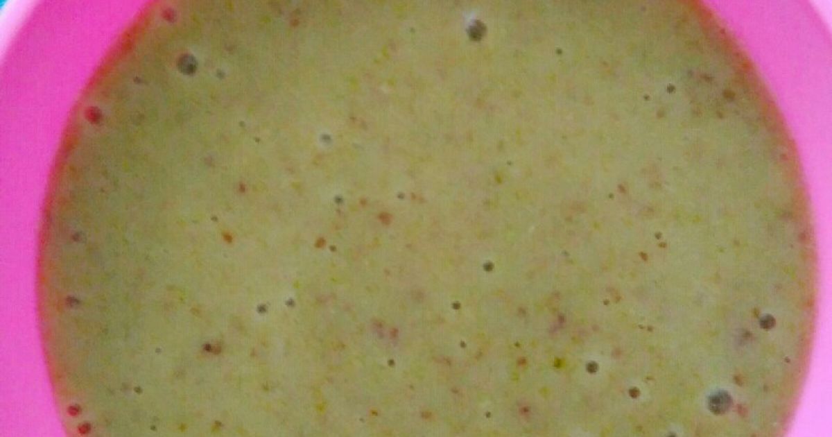 Resep Bubur Tim Nasi, Kacang Merah, Buncis, Wortel Mpasi 7bln+ oleh ...