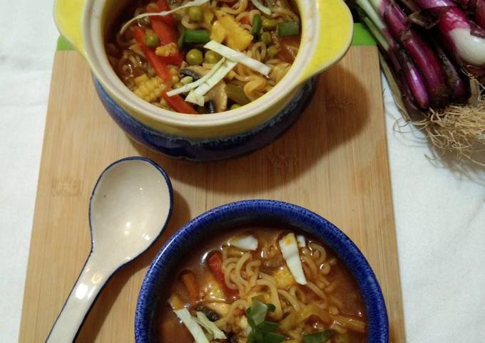 Maggi vegetable soup Recipe by WHEN A COUPLE COOKS - Cookpad