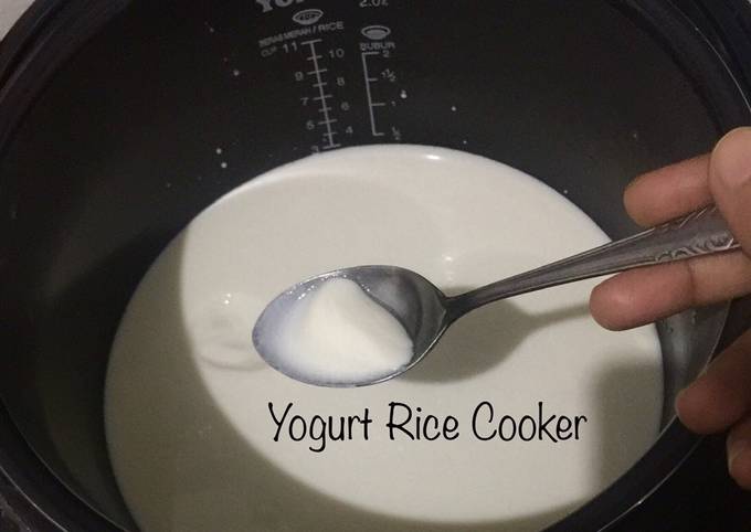 Resep Yogurt Rice Cooker oleh Rita Desyanti - Cookpad