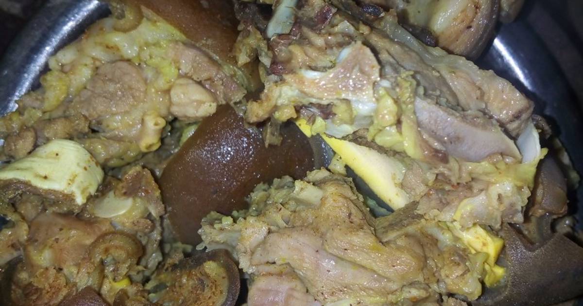 Spicy boiled goat meat Recipe by Blessing nnadozie Abj mom53 - Cookpad