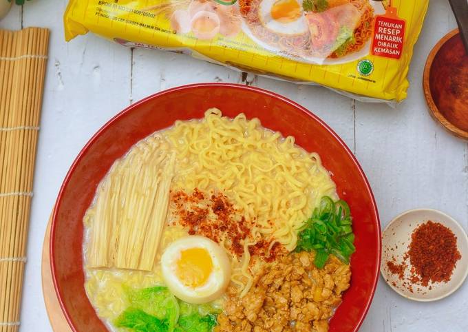 Resep Mi Ramen Kuah Susu oleh Yzmalicious - Cookpad