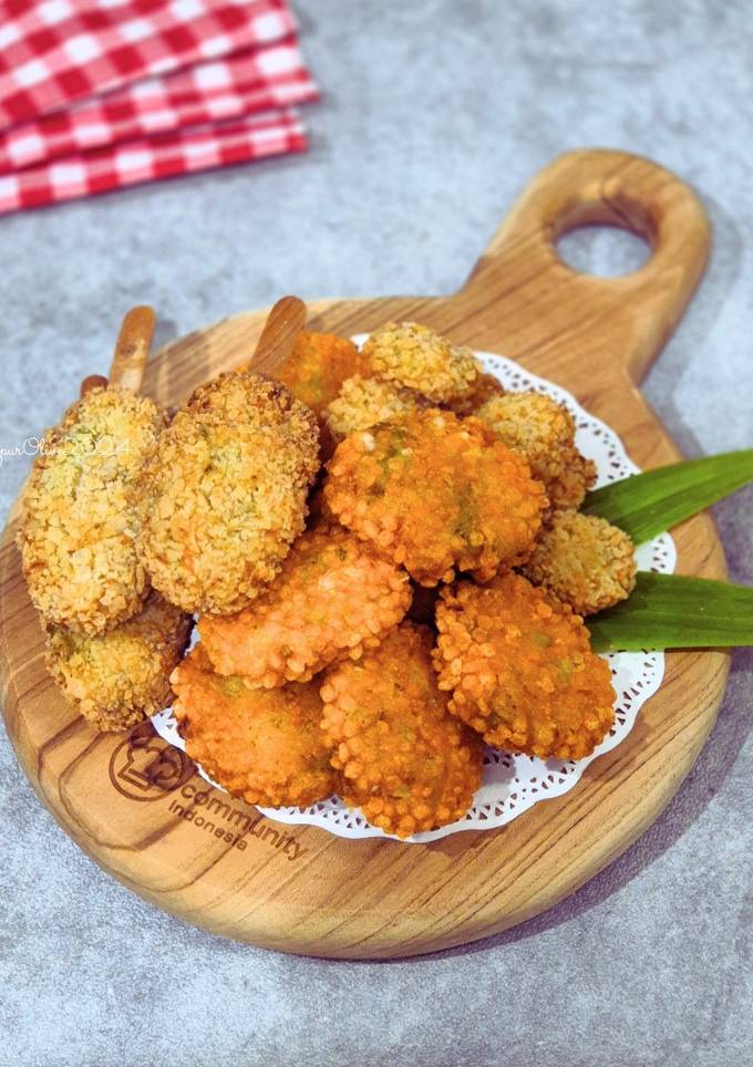 Resep Crispy Bubble Crumb Chicken Nugget oleh Dapur Olive - Cookpad