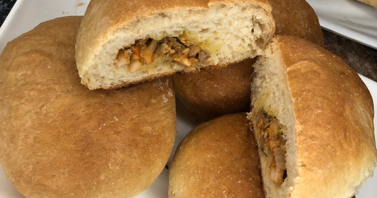 Chicken stuffed buns Recipe by meemi’s kitchen - Cookpad