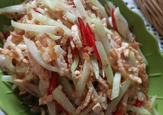 Resep Oseng labu 🍤rebon oleh anis yah - Cookpad