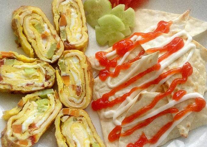 Resep Egg roll dan pangsit panggang oleh Lusi Nurhalimah - Cookpad