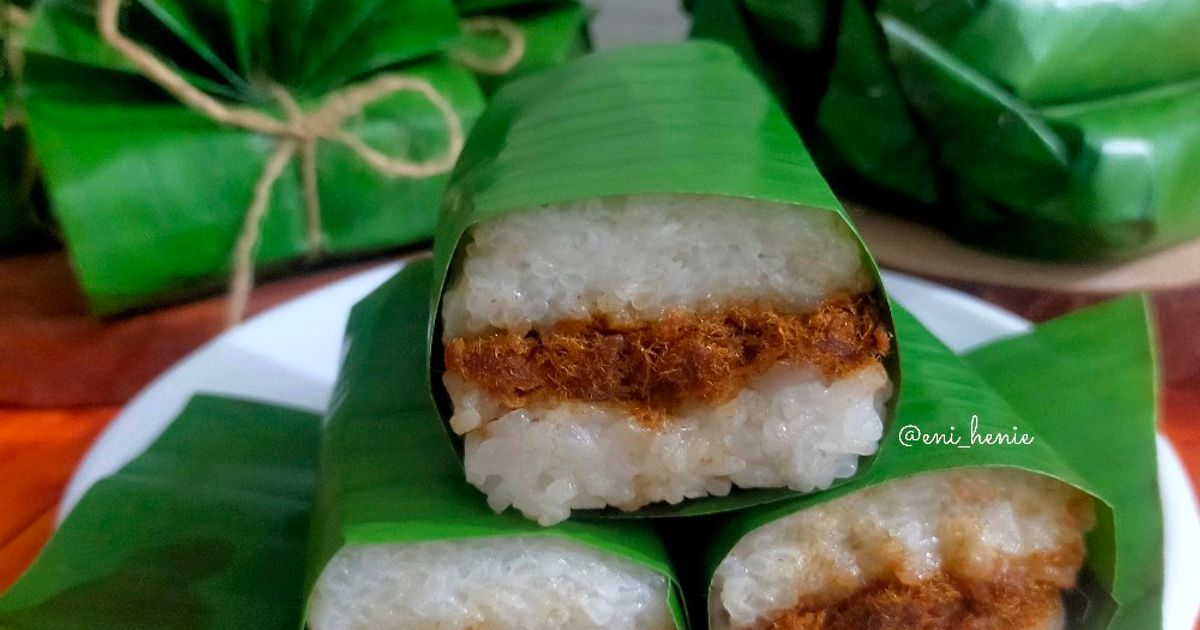 Resep Lemper Potong Dan Lemper Kodok Isi Abon Sapi oleh Eni henie - Cookpad