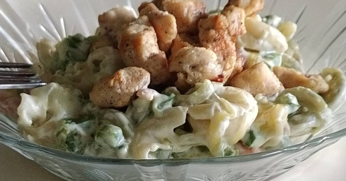 Pasta con pollo - 550 recetas caseras- Cookpad