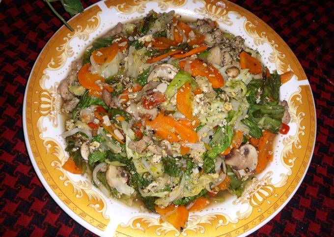 Resep Chinese Stir fry vegetable delight ala resto oleh Shesilla ...
