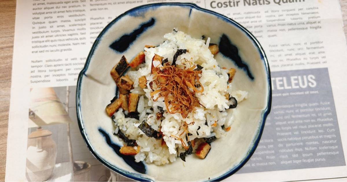 Cách Làm Món Cơm chiên rong biển cá mặn chay của Bảo Bình - Cookpad