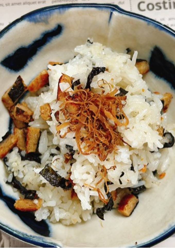 Cách Làm Món Cơm chiên rong biển cá mặn chay của Bảo Bình - Cookpad