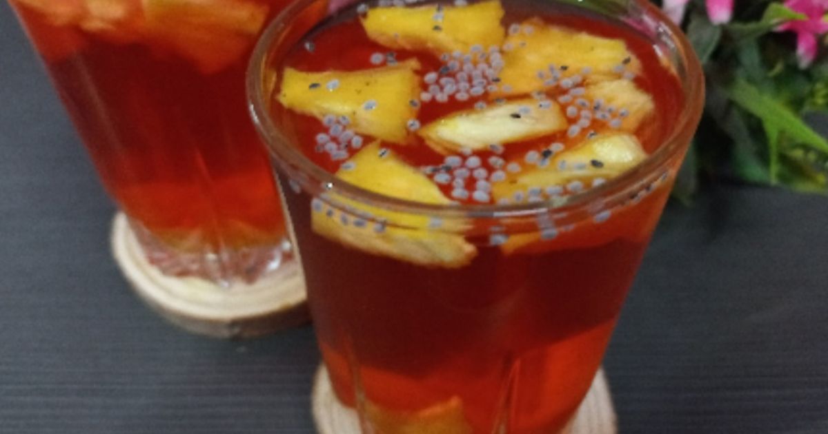 Roohafza Mixed Fruit Coolant Recipe by ZMA - Cookpad