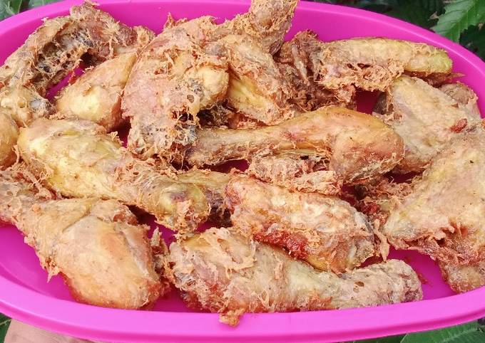 Resep Ayam goreng balut telur oleh Rhara Ratna Kusuma - Cookpad