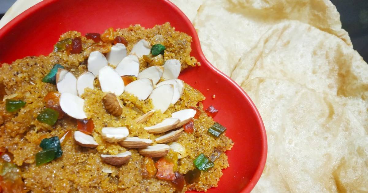 Suji Halwa with Poori Recipe by Kuldeep Kaur - Cookpad