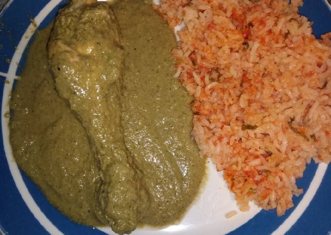 Pollo con mole verde Receta de Suri- Cookpad