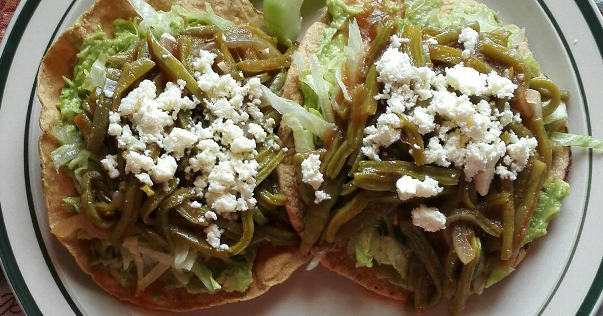 Rajitas de nopales Receta de Hanna Hurtado ⭐- Cookpad