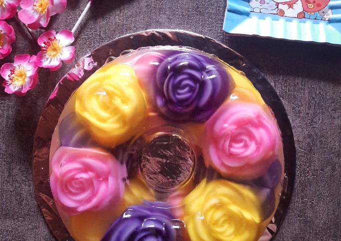 Resep Pudding Kaca Bunga oleh Koki Bayi 🍭 - Cookpad