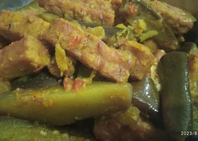Resep Masak tempe terong gurih pedas kuah nyemek oleh Anisa - Cookpad