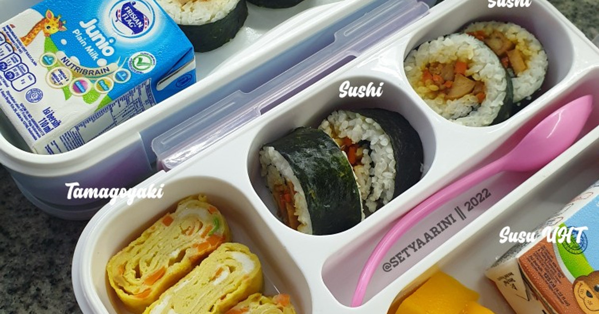 Resep Sushi Bekal Sekolah Anak oleh Setya Rini - Cookpad