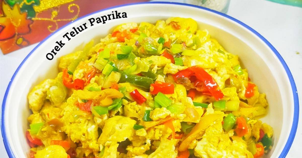 Resep Orek Telur Paprika oleh Chiensyn Kuliner - Cookpad