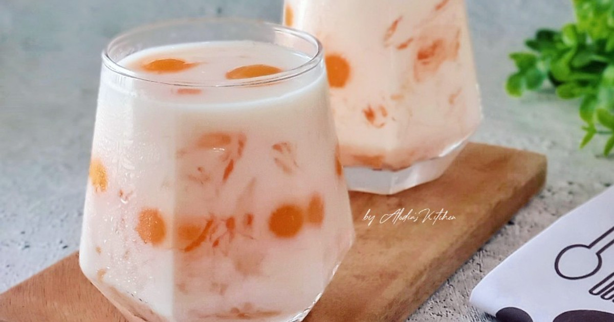 Resep Es Jelly Mangga Yogurt oleh Vey Alodia's Kitchen - Cookpad