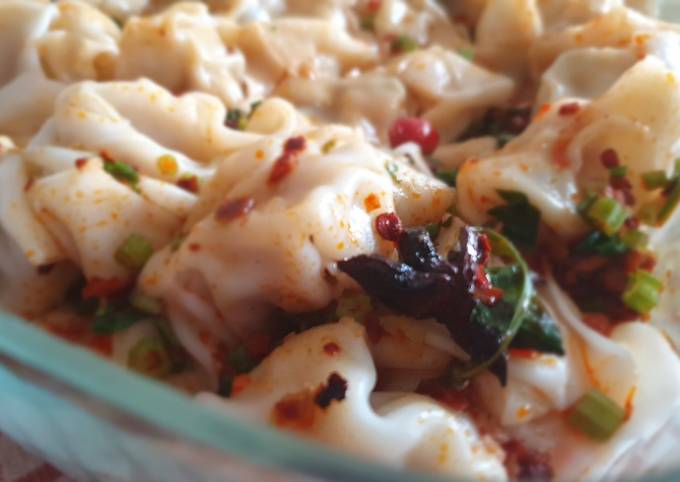 Resep Pangsit Rebus (Wonton) ala Szechuan oleh Ester Rainy - Cookpad