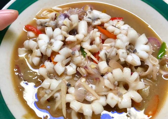 Resep Tumis cumi bunga oleh Nora olivia - Cookpad