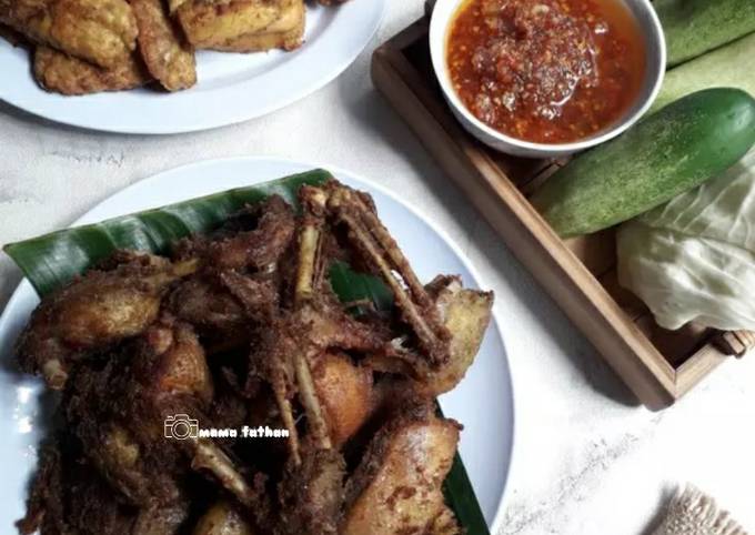 Resep Bebek goreng komplit oleh Mama fathan - Cookpad