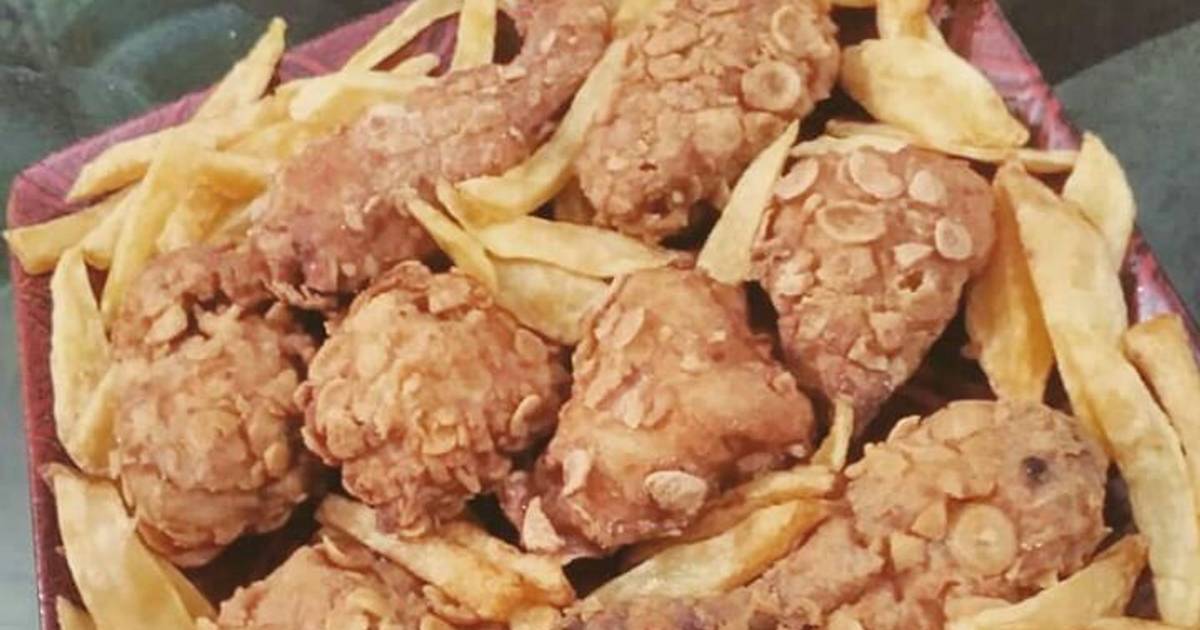 Crispy chicken broast Recipe by Ghausia Nadim - Cookpad