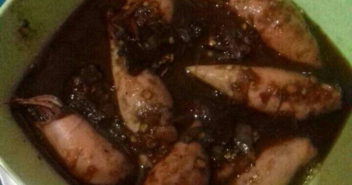 Resep Cumi Tinta Asem Manis oleh Bibi Da - Cookpad