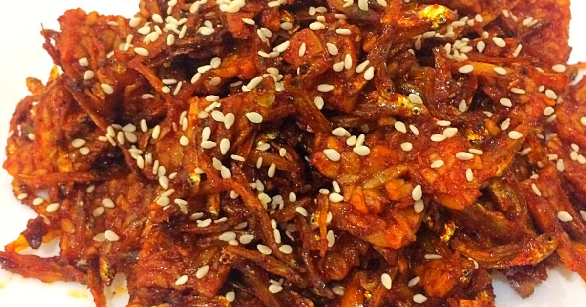 Resep Teri Tempe Masak “Myeolchi Bokkeum” Ala Korea oleh kudungga - Cookpad