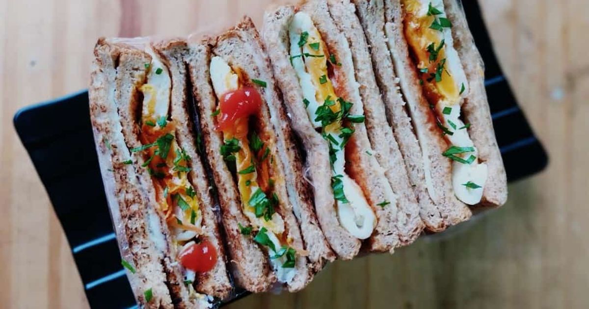 Resep Sandwich Roti Gandum oleh Ria Mamanya Tata - Cookpad