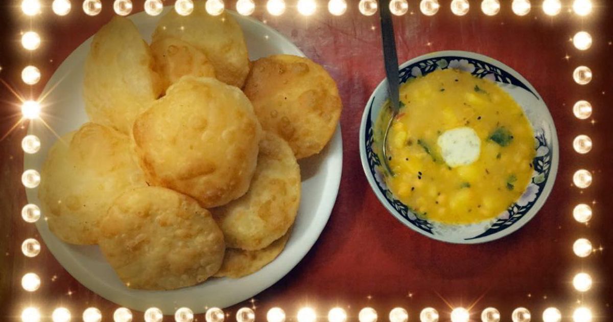 Kachori With Tarkari Recipe by Areeba Masroor - Cookpad