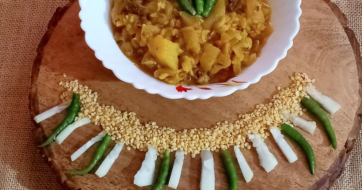 Manashi Saha দ্বারা চালকুমড়োর ঘন্ট(Chalkumro Ghonto Recipe In Bengali ...