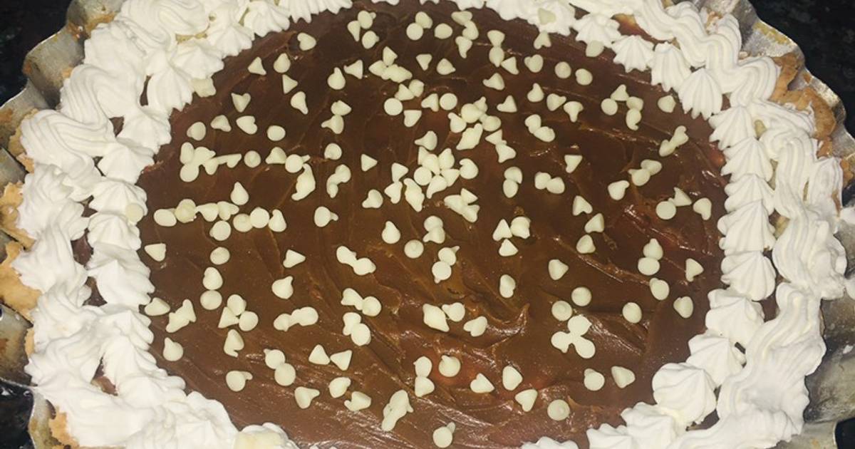 Tarta de dulce de leche con chips de chocolate blanco Receta de ...
