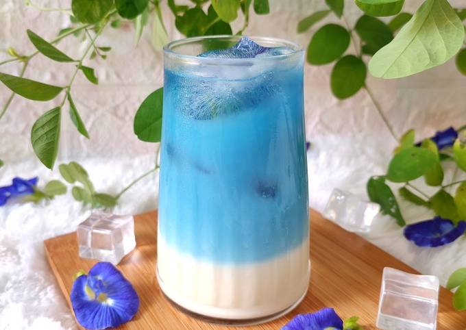 Resep Milky Blue Ocean oleh Rahayu Sartika Br. Sembiring - Cookpad