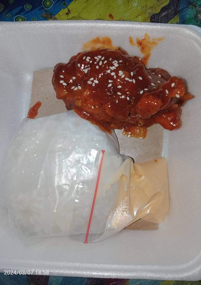 Resep 1. Ayam Fire Chicken Ala2 Richeese Homemade oleh Haura kitchen's ...