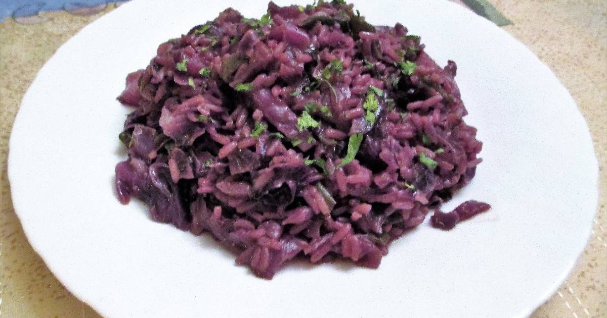 Col lombarda con arroz Receta de "cocinar con jorgette"- Cookpad