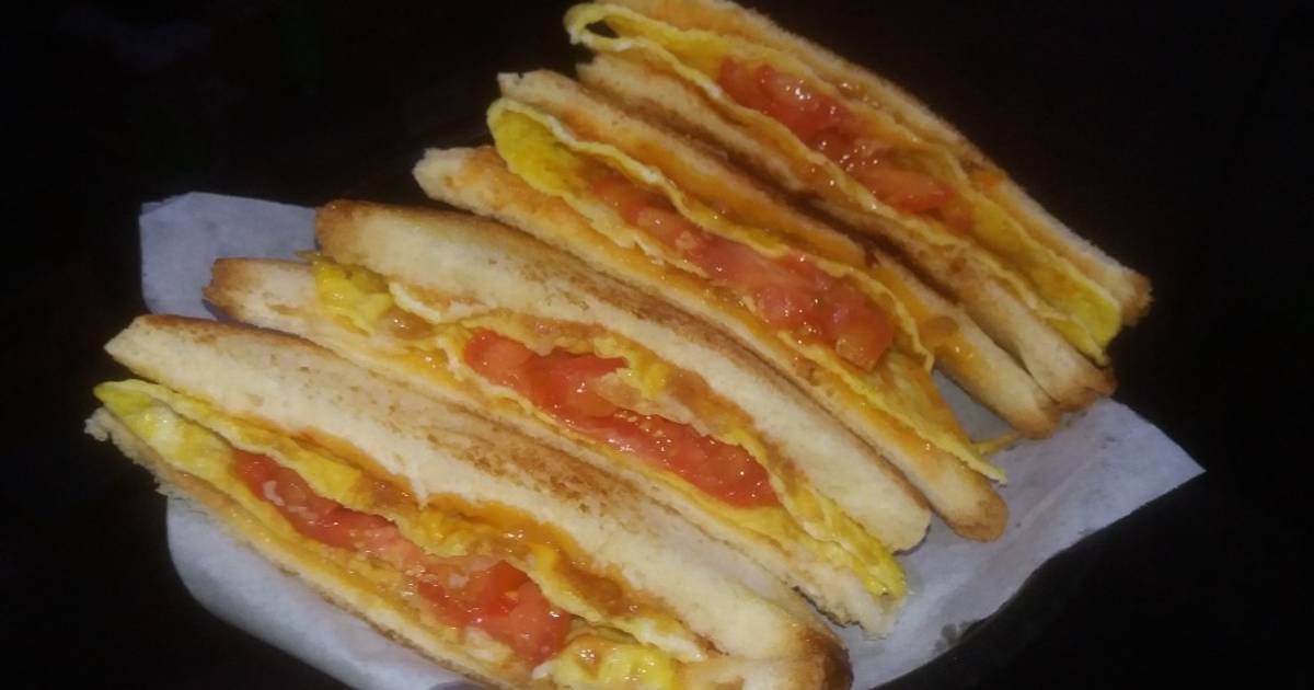 Resep Sandwich Roti Tawar Simple oleh Ana Puspita - Cookpad