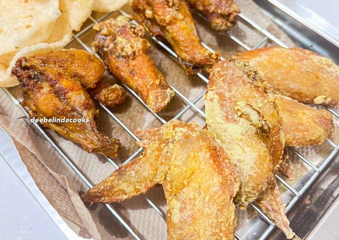 Resep Crispy Chicken Wings / Sayap Ayam Goreng Garing oleh Devina ...