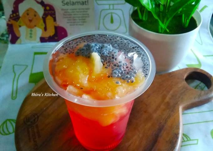 Resep Es Blewah Selasih oleh Rika Erviana - Cookpad