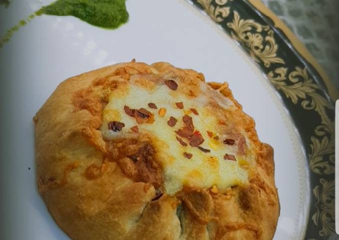 Easiest Way to Prepare Perfect Open samosa with cheese filling - MY ...