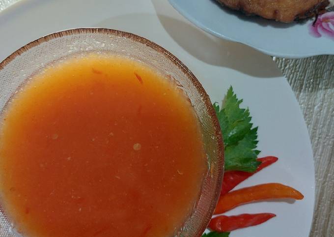 Resep Sambal Cuka (Lombok Cair untuk Jalangkote/Bikang Doang/Kroket ...