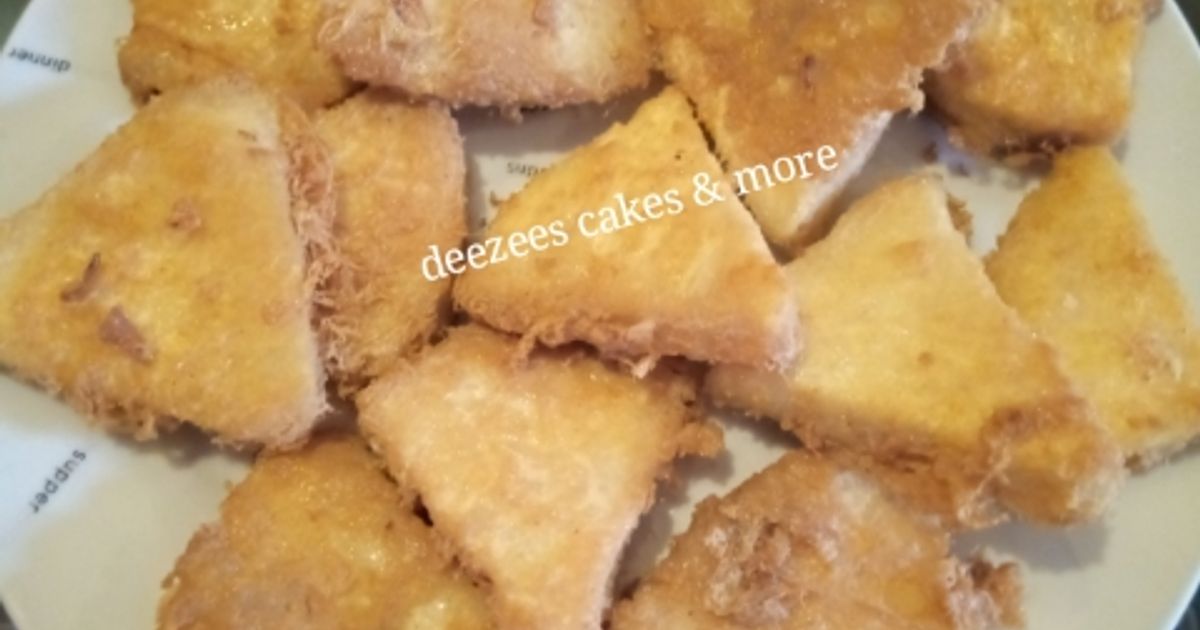 Fried Triangle Yam Recipe by Deezees Cakes&more - Cookpad