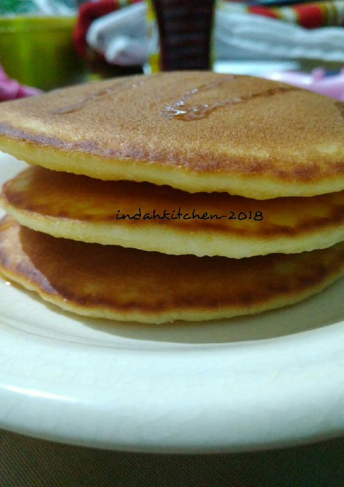 Resep Pancake Teflon Simple oleh Indah Kurniati - Cookpad